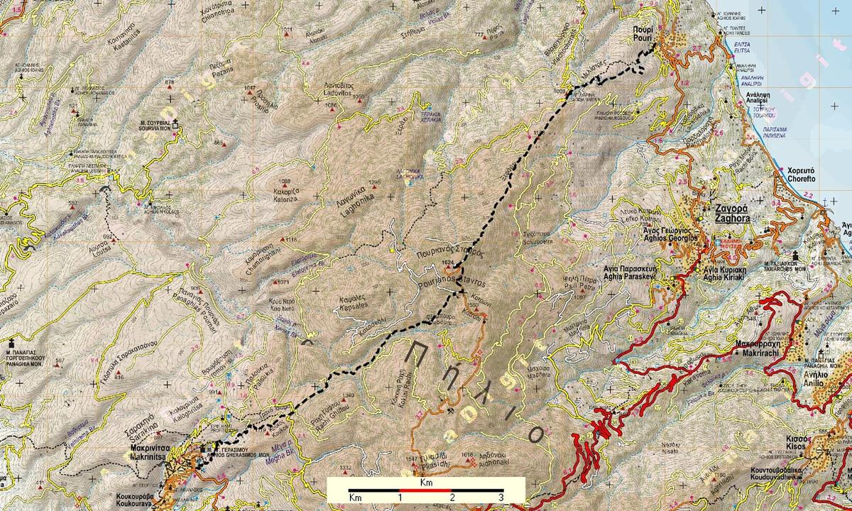 Volosweb - Footpaths of Pelion / Makrinitsa - Pourianos Stavros - Pouri